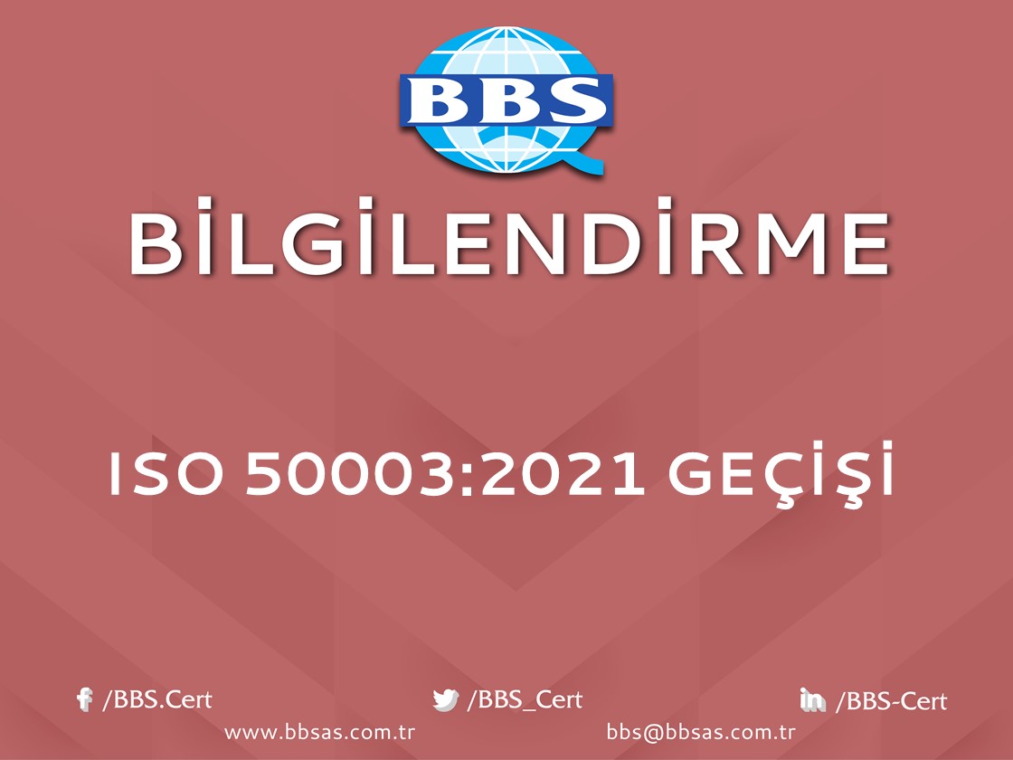 ISO 50003:2021 Transition – BBS Belgelendirme Eğitim ve Gözetim Hizm. A.Ş.